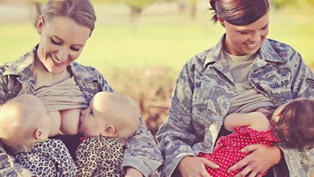 Breast Feeding Military Moms Disgracing The Uniform Video Abc News