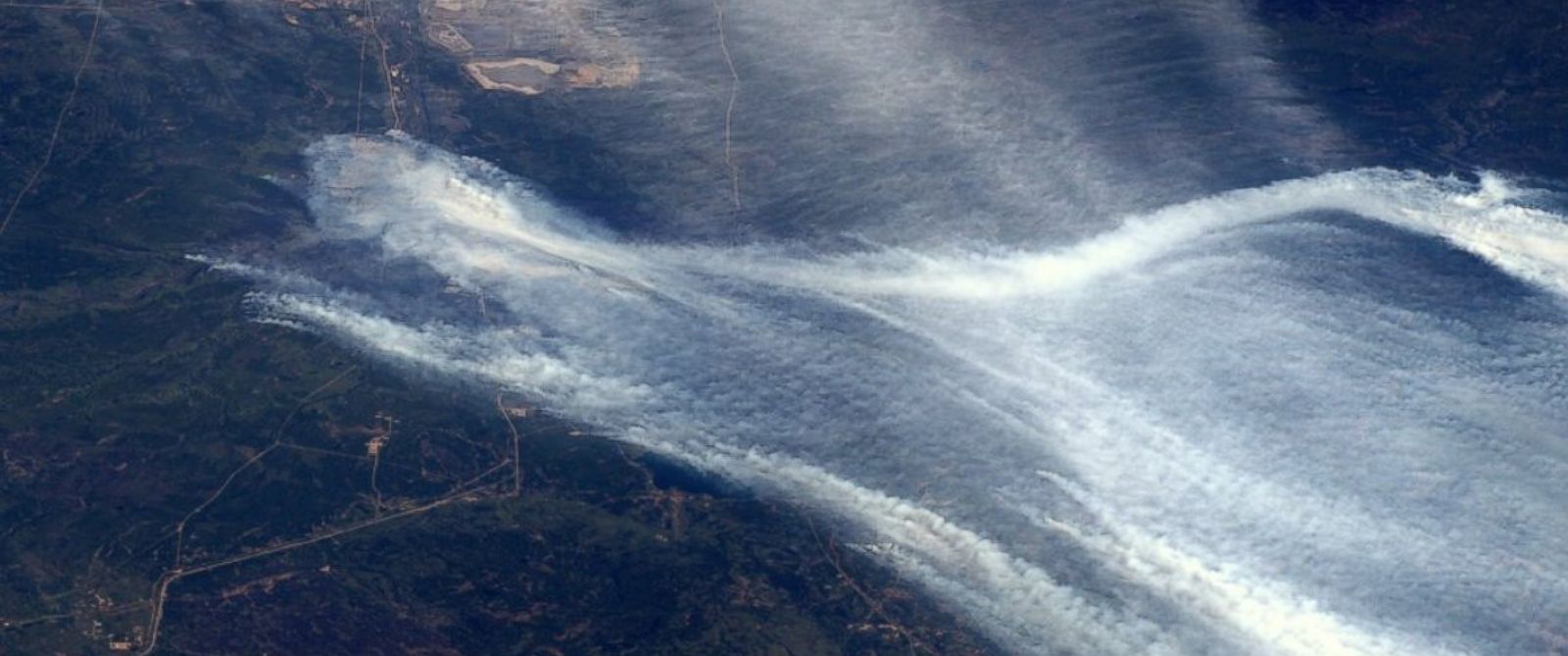 Smoke From Canada Wildfires Visible From Space Abc News